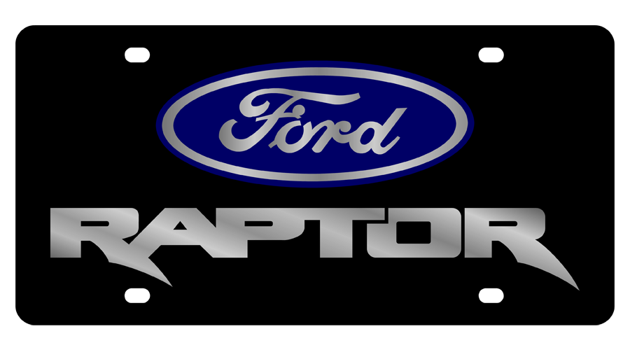 Ford Raptor Acrylic License Plate – TruckStoreOnline.com