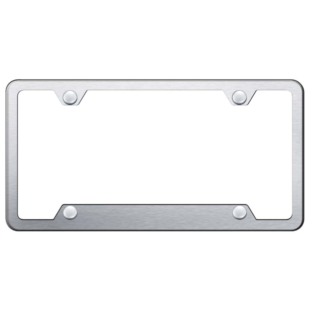 Brushed Stainless License Plate Frame | Truck Store Online