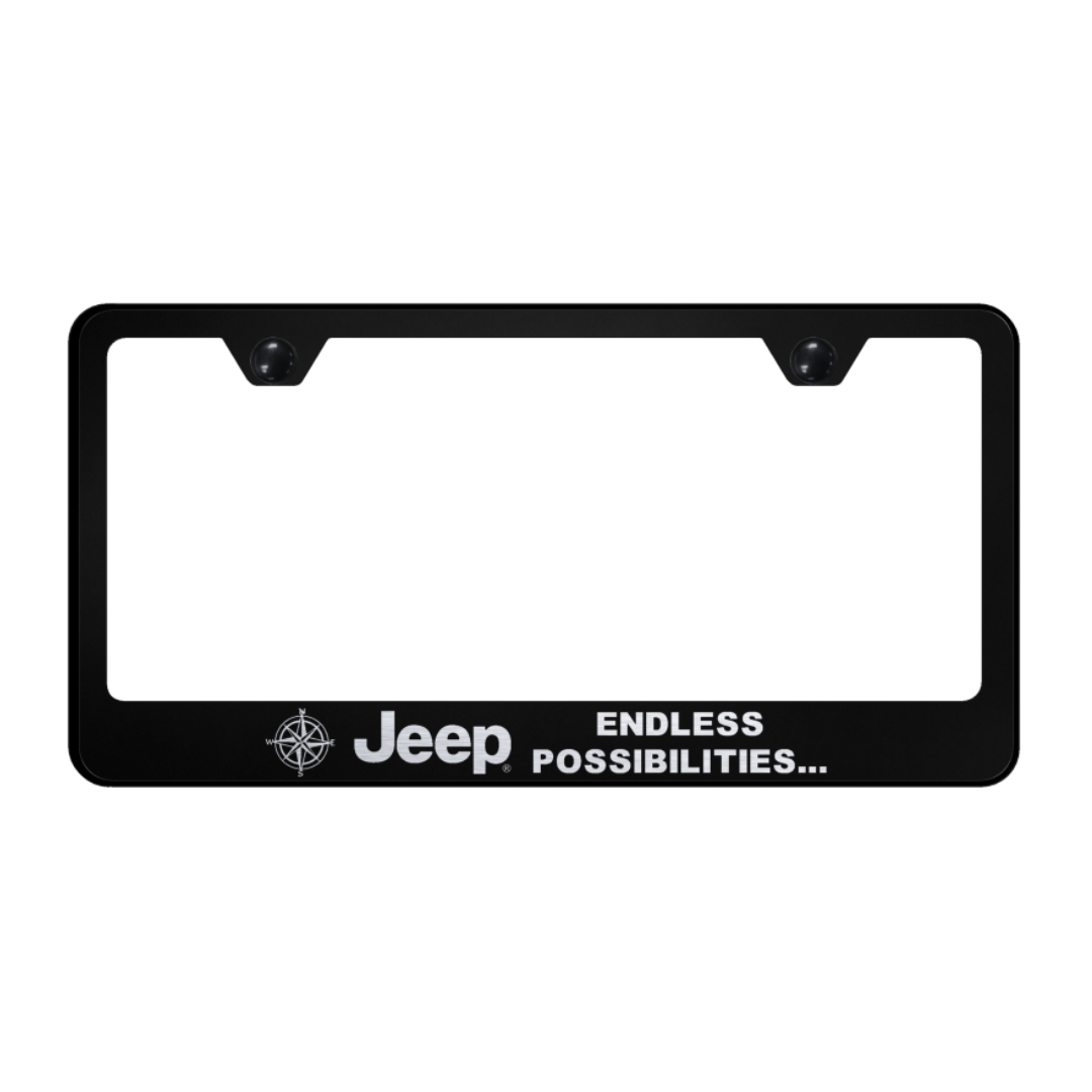 Jeep Endless Stainless Steel Frame Black | Classic Auto Store Online ...