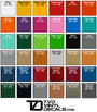 Premium Cast Vinyl Decal Letter Inserts for 2024-2025 Tacoma TRD Bedsi ...