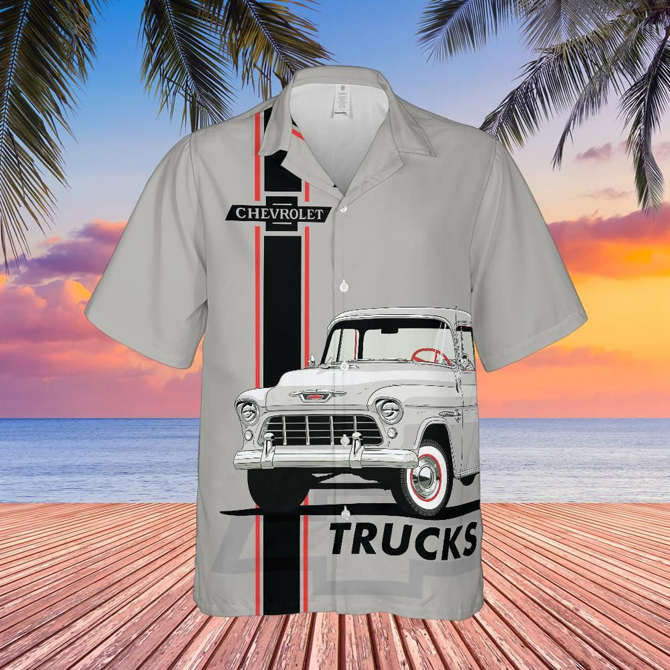 GM Chevrolet Vintage Pickup Men’s Hawaiian Shirt